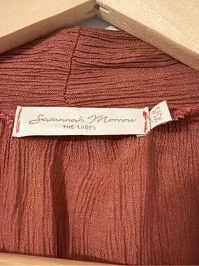 Savannah Morrow | Intimates & Sleepwear | Savannah Morrow Crinkle Rust ...